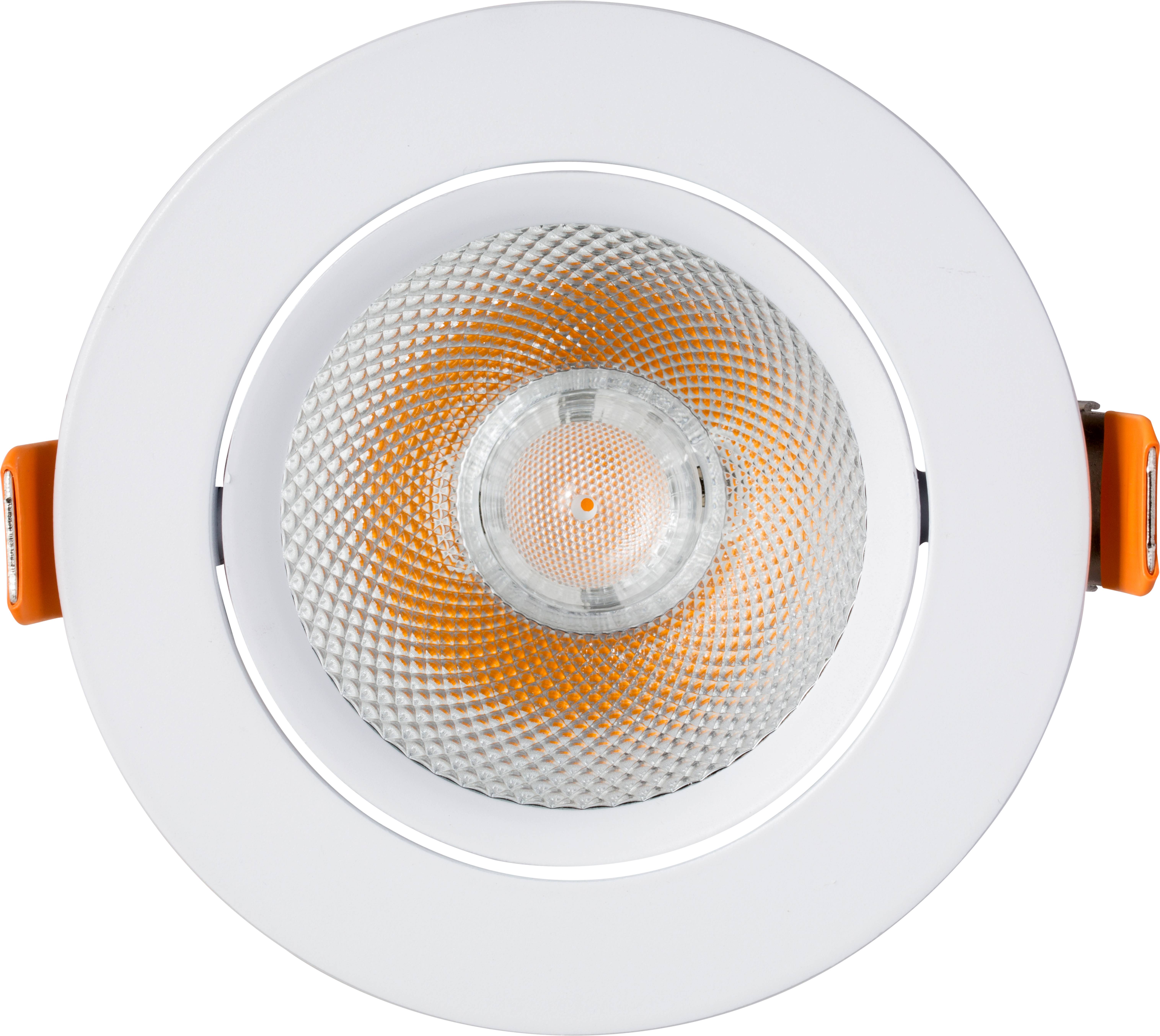 4000lm adjustable led downlight 6 inch led downlight with 145mm cut-out