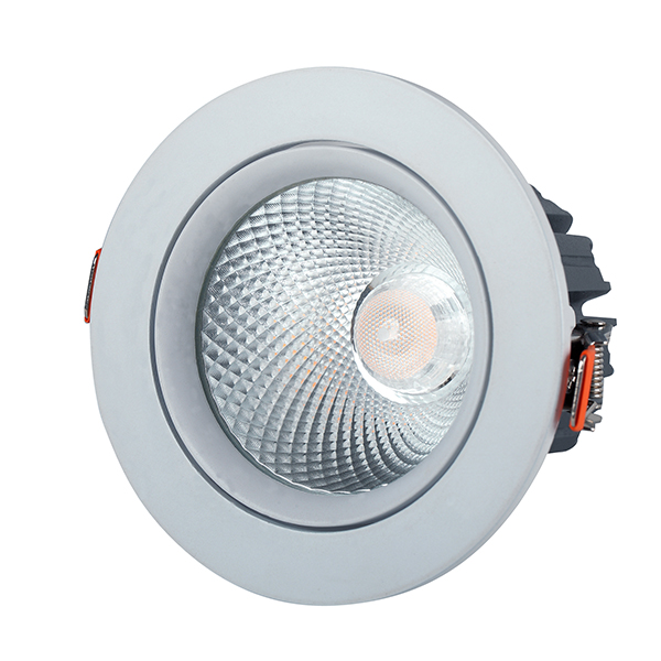 4000lm adjustable led downlight 6 inch led downlight with 145mm cut-out