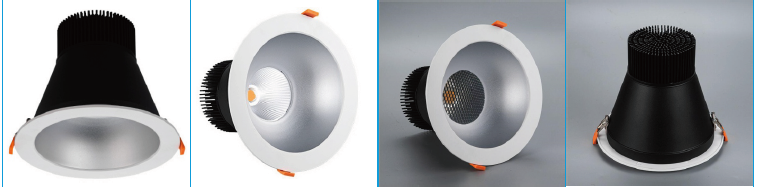 High ceiling recessed downlight
